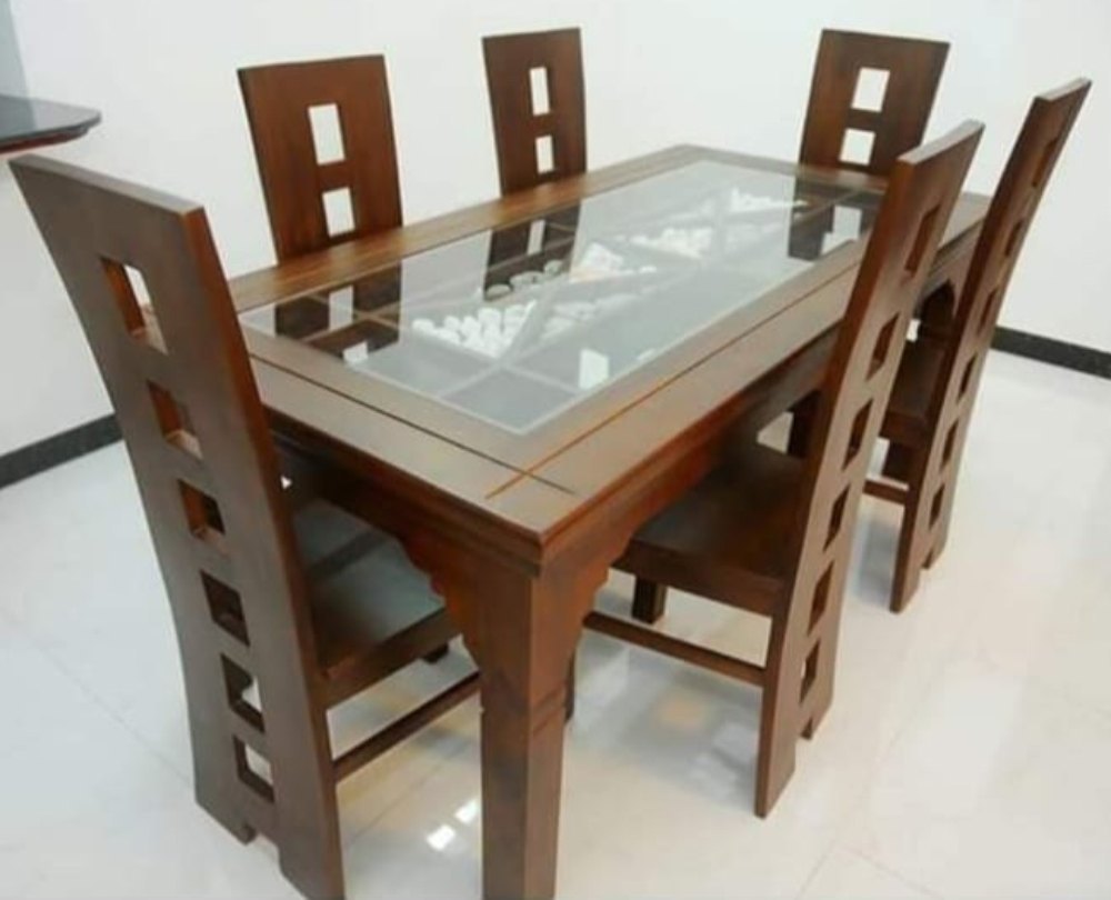 Best 07 Wooden Dining Tables With Chair - Woomdecor Buy Home Decor ...