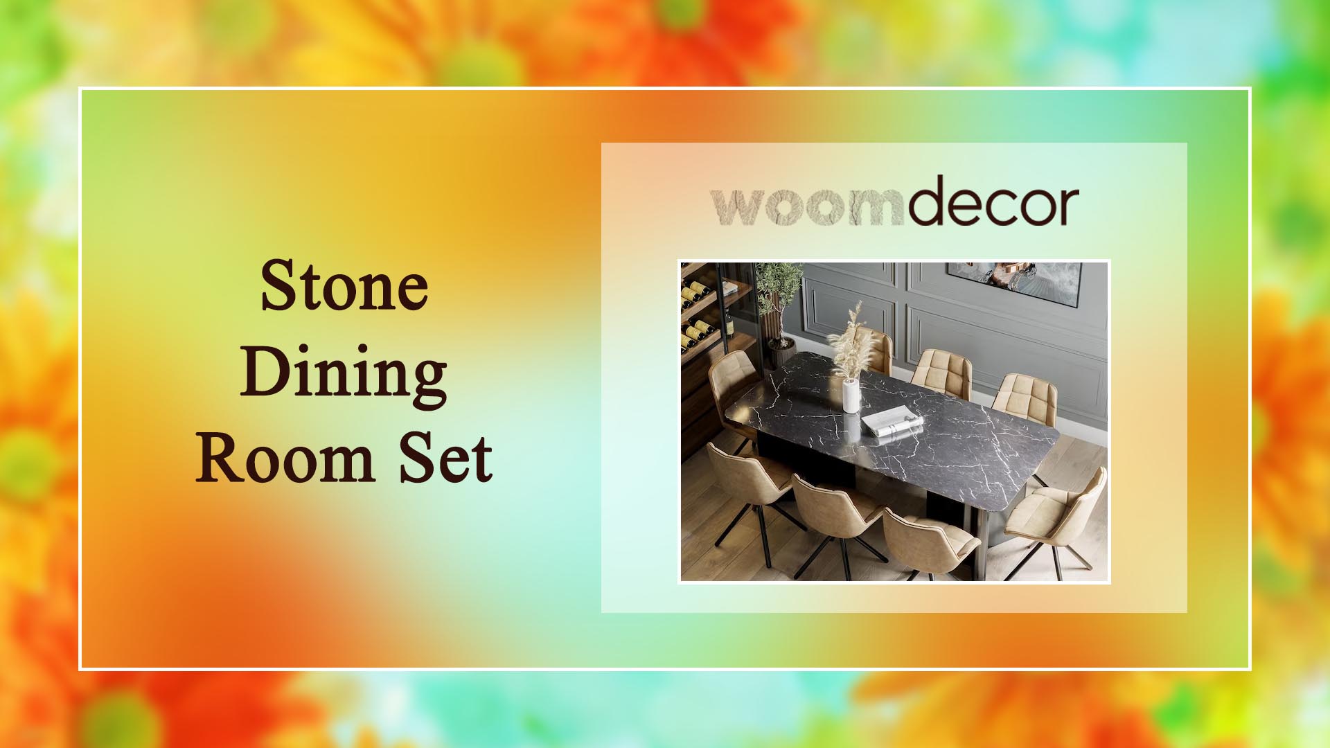 How To Pick The Perfect Dining Room Set - Woomdecor Buy Home Decor ...