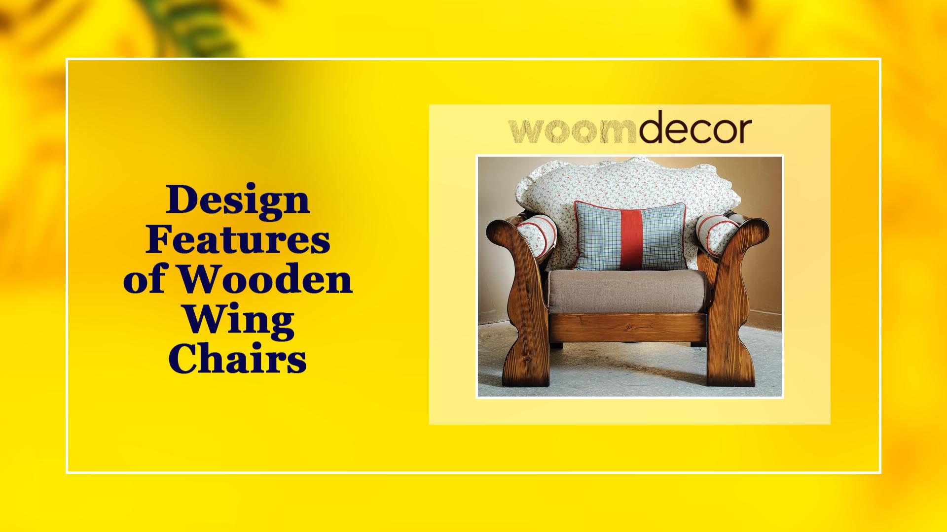 07 Wooden Wing Chairs For A Timeless Look - Woomdecor Buy Home Decor ...
